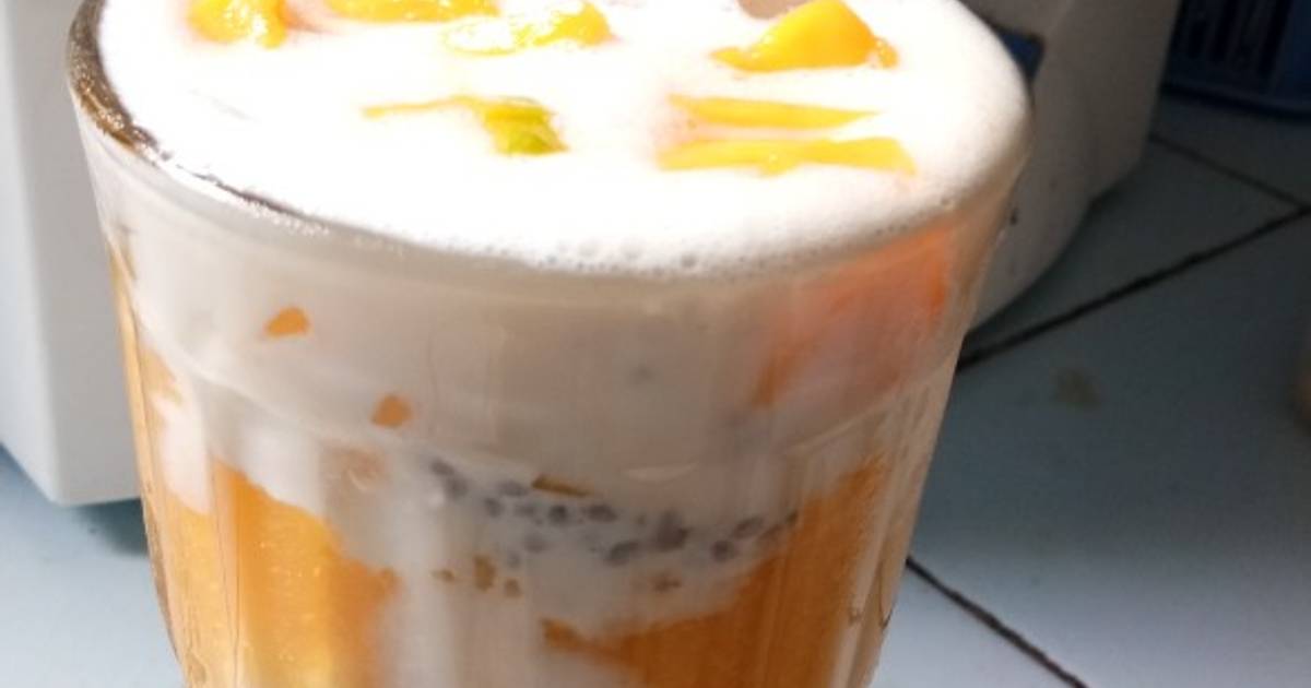 Resep Mango cheese milk oleh Indah NingTri - Cookpad