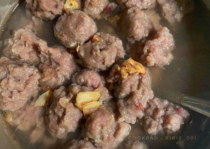 Resep 992. Pentol Kriwil Daging Sapi & Kuah Bakso oleh Riris 😘 - Cookpad