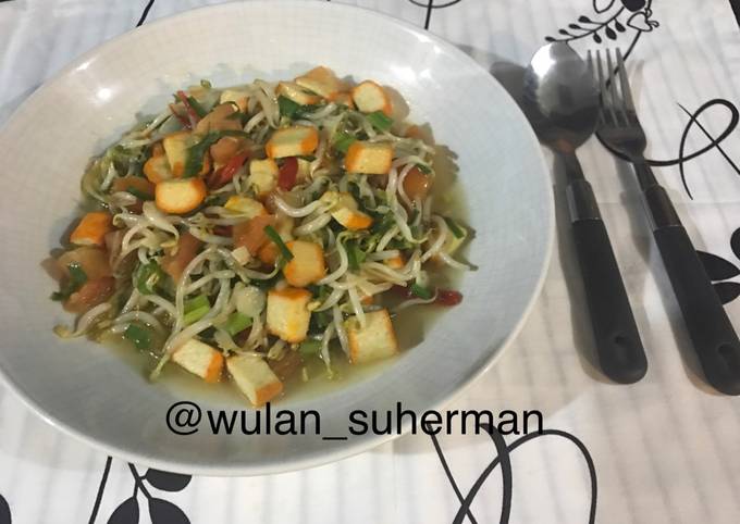 Resep Tumis toge tahu cina oleh Wulan Suherman - Cookpad