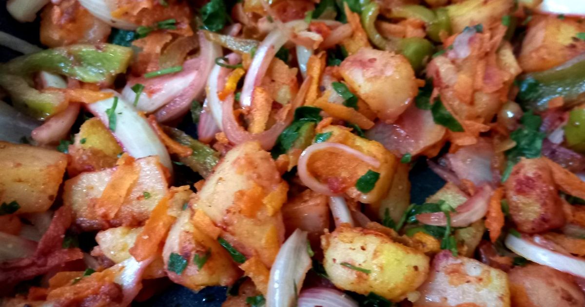 طريقة عمل سلطة البطاطا والجزر من Reem.f.saber - كوكباد