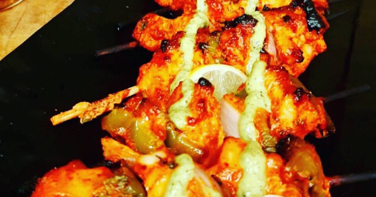 Achaari chicken tikka Recipe by Gori Toor - Cookpad