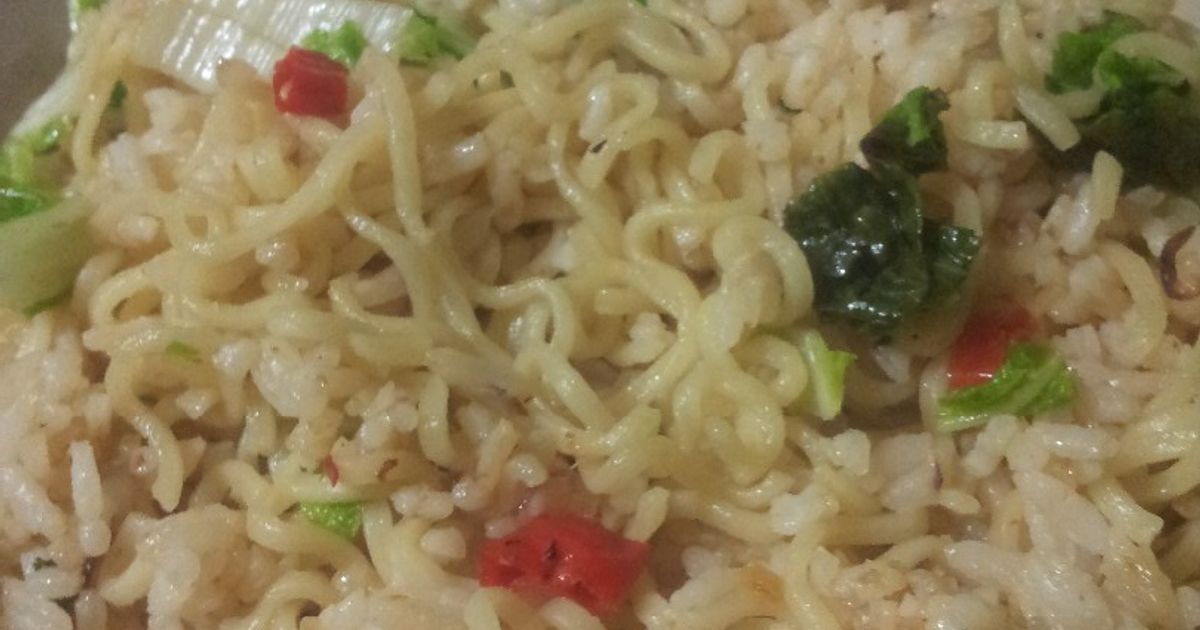Resep Nasi Mawut Sambal Matah (Supported By Indomie) oleh Mba Mar'ah - Cookpad