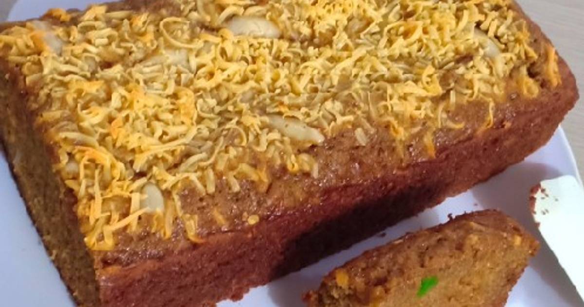Resep Cake pisang spekuk praktis tanpa mixer oleh Azkia 02 - Cookpad