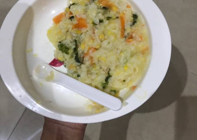 Resep Bubur tim tanpa saring untuk bayi 10bulan oleh Yunnie Armanda ...