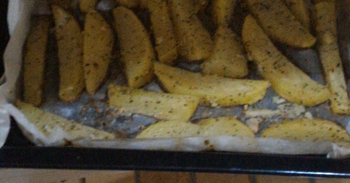 Resep kentang wedges simple rumahan enak dan mudah - Cookpad
