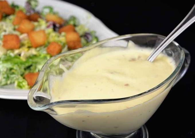 Salsa César para la famosa ensalada Receta de Fernando Ariel García ...