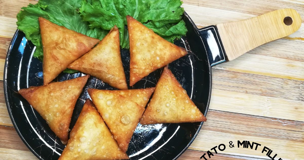 Mini Samosa With Potato Mint Filling Recipe by Hamna Arooj - Cookpad