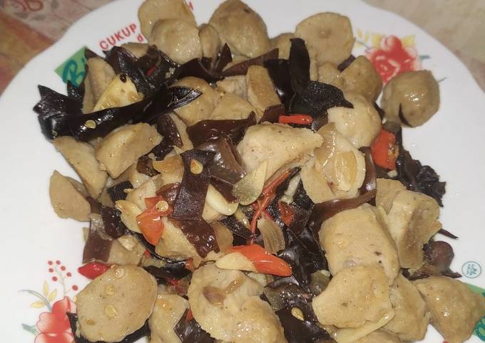 Resep Oseng Bakso Jamur oleh Ika Miranti Ys - Cookpad