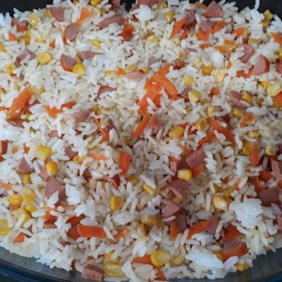 Arroz temperado super facil Receita por Valeria Caciatori - Cookpad