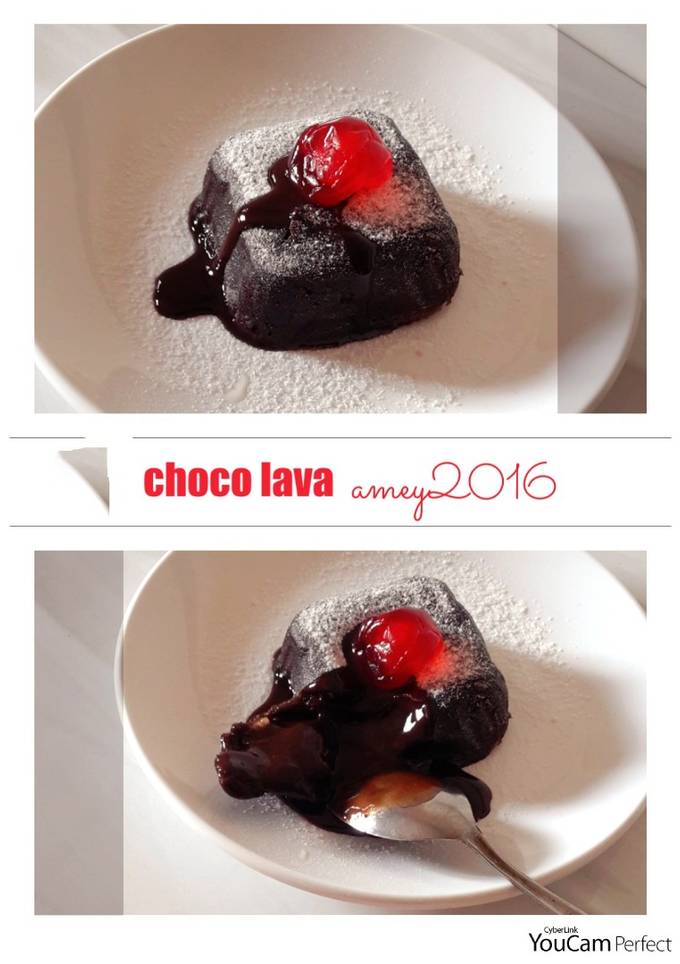 Resep Choco lava no mikser n oven,,simple dan enak oleh amei - Cookpad