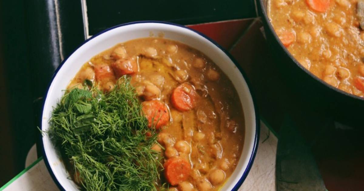 Revithia aka Greek Chickpea Stew (vegan) Recipe by recordsintheden ...