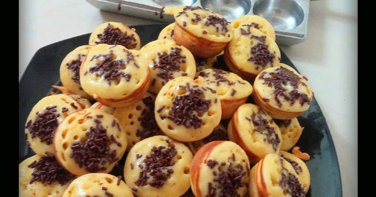 Resep kue cubit lembut empuk & lumer mudah dibuat!