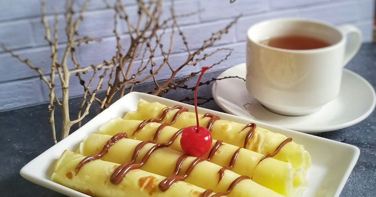 Resep Crepes German/ Pfannkuchen/Pancake German oleh Teh Yanithea - Cookpad