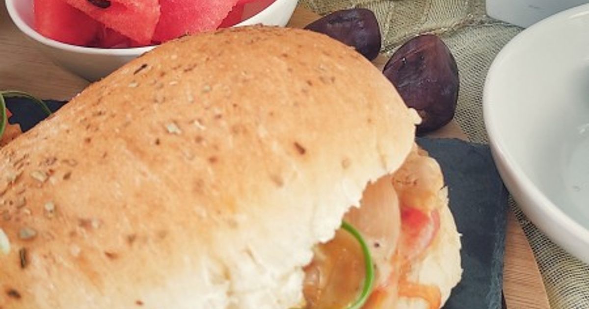 Chicken Fajita Sub Recipe by Sanober Danish - Cookpad
