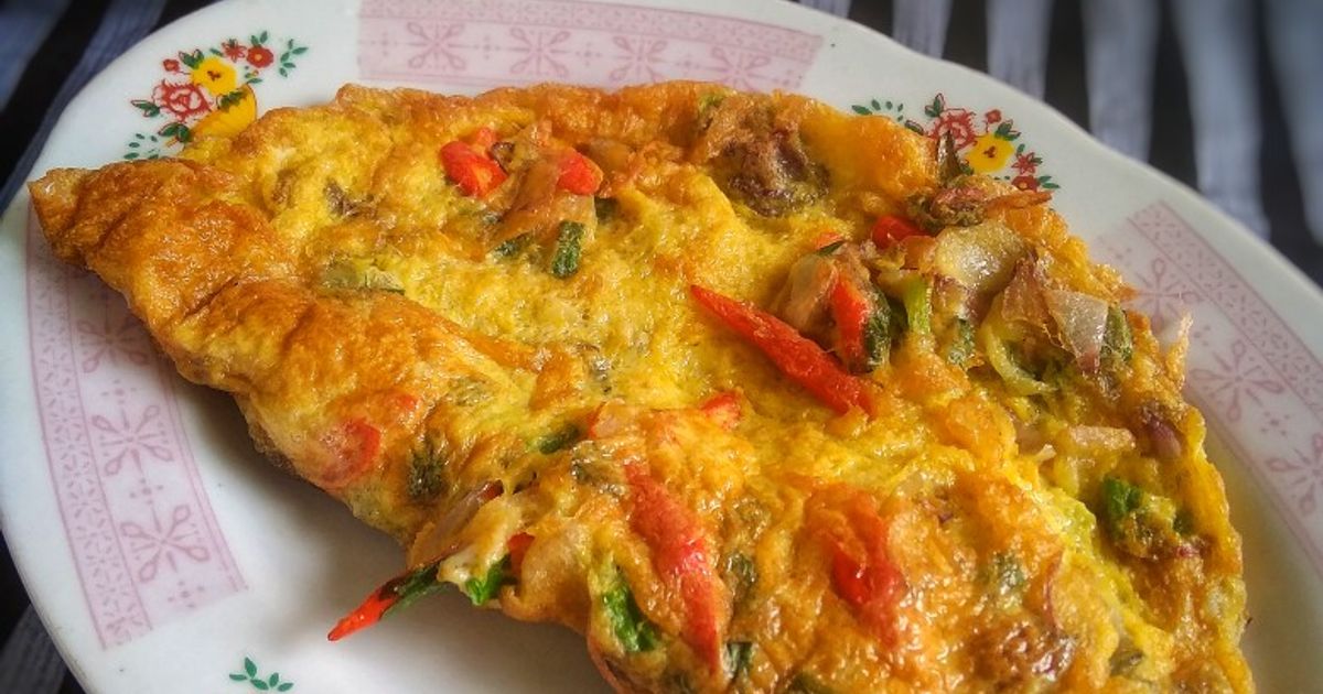 Resep Talua Barendo / Telur Dadar Minang oleh Anny Risyani - Cookpad
