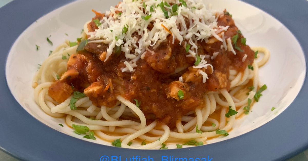 Resep ayam dadu sauce bolognese rumahan enak dan mudah - Cookpad