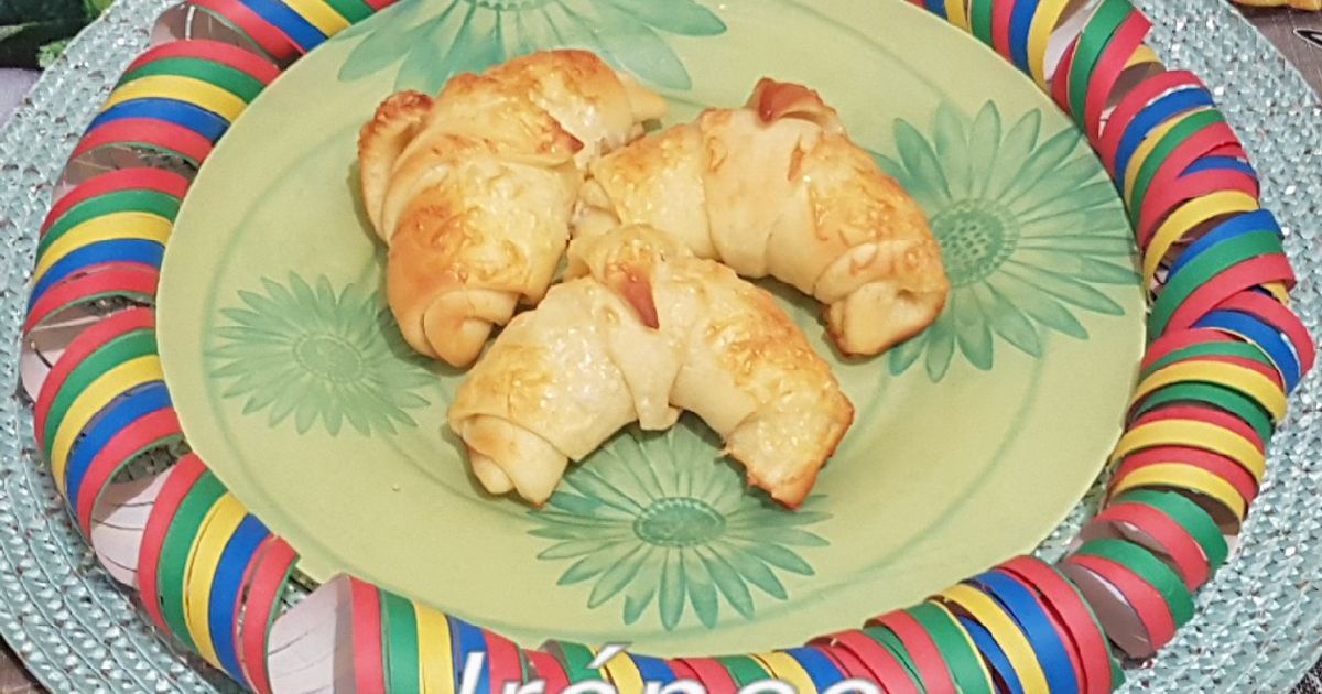 Réteges Sós Kifli. 🥐🍾🥂🥐🍀🥂🍾🥐 | Sesztákné Lázár Irén receptje - Cookpad ...
