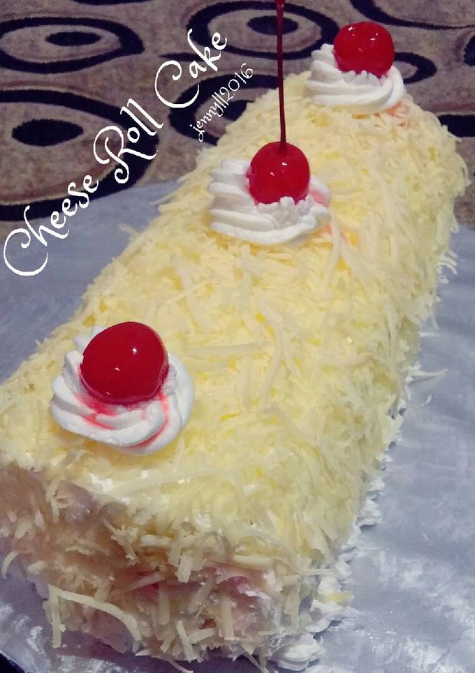 Resep Cheese Roll Cake oleh Jenny - Cookpad