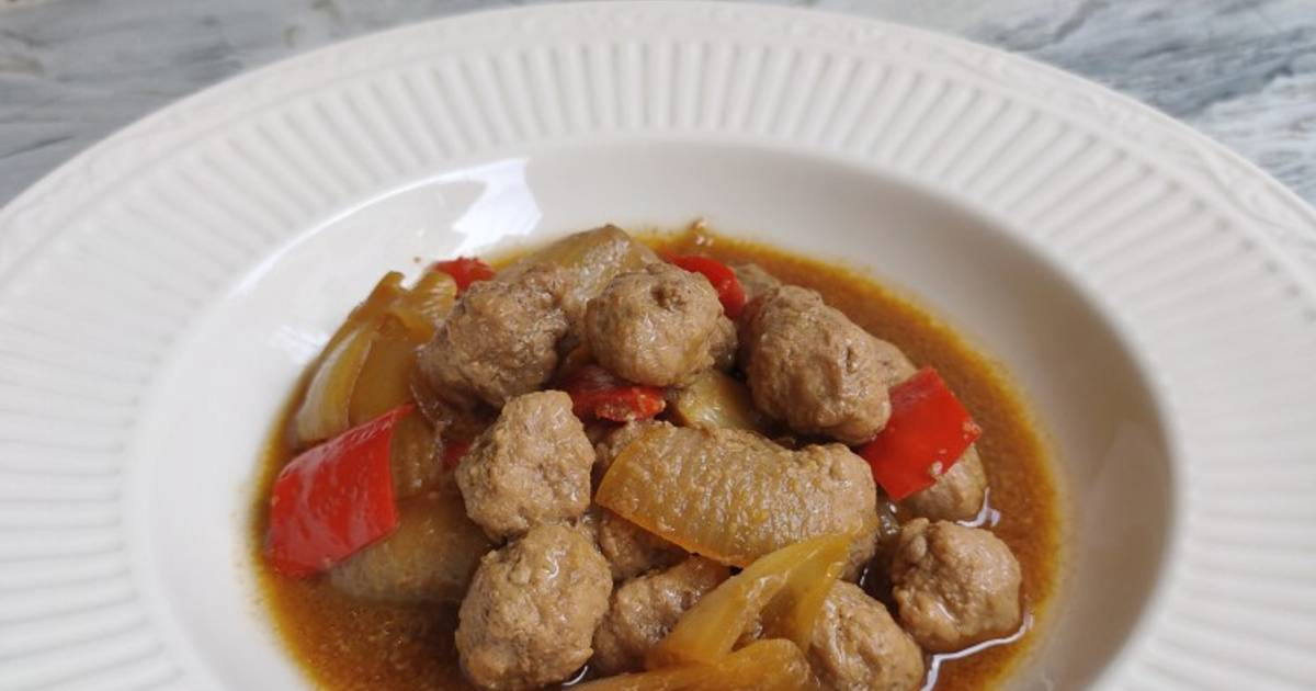 Resep Bola Daging Saus Tiram oleh DKitchen - Cookpad