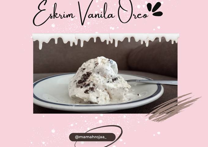 Resep Es Krim Vanila Oreo oleh Lia - Cookpad