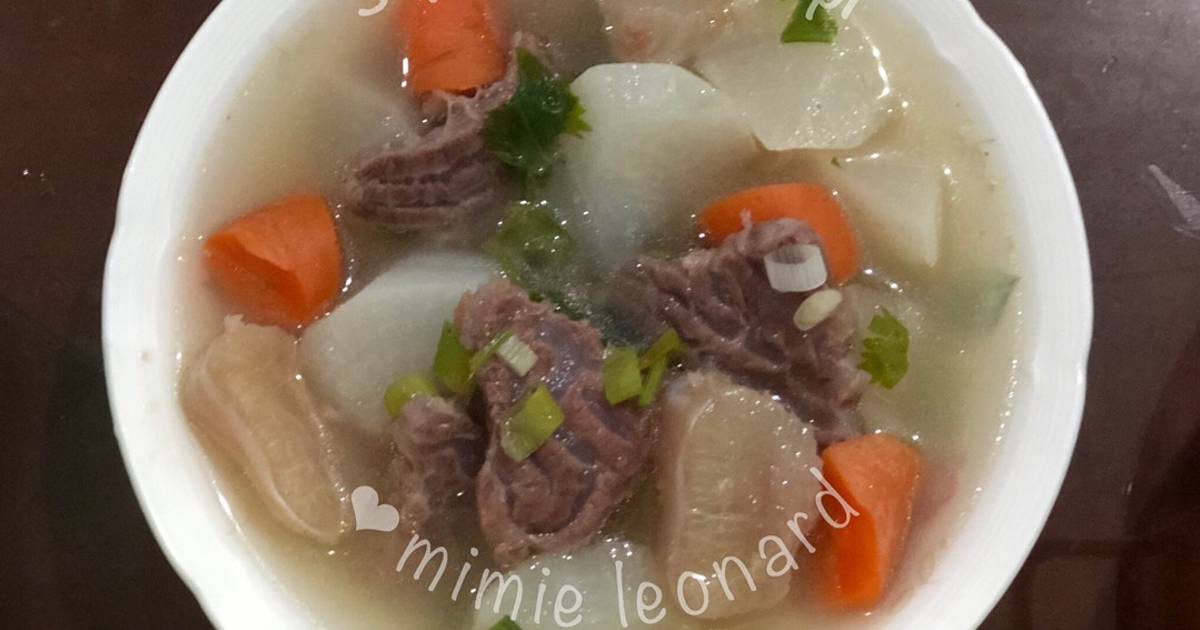 42 resep sup urat enak dan sederhana - Cookpad