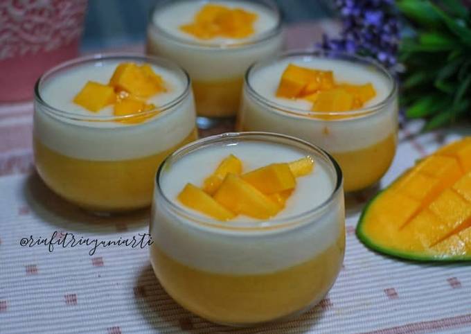 Resep Puding mangga oleh Ria Fitria yuniarti - Cookpad