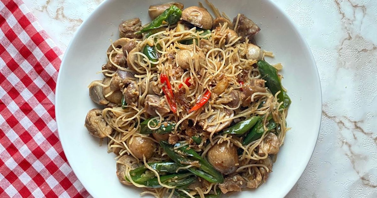 Resep Oseng Bihun Jamur Cabe Ijo oleh Rini Dwi Astuti - Cookpad