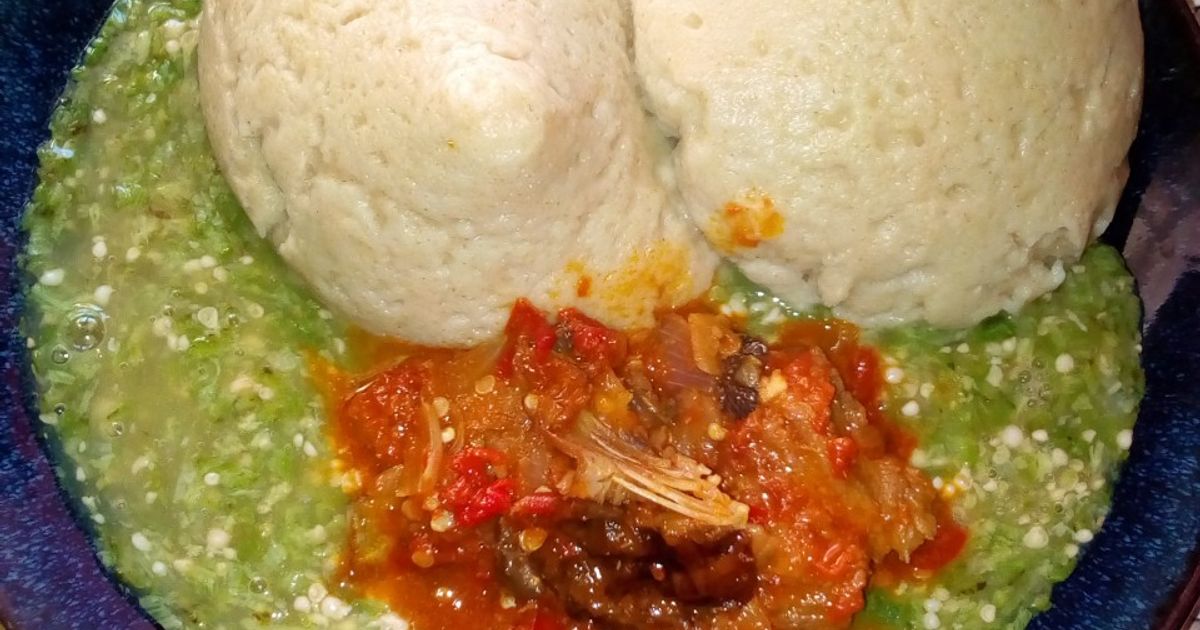 Tuwon Alkama With Okro And Sauce Recipe by Zeesag Kitchen - Cookpad