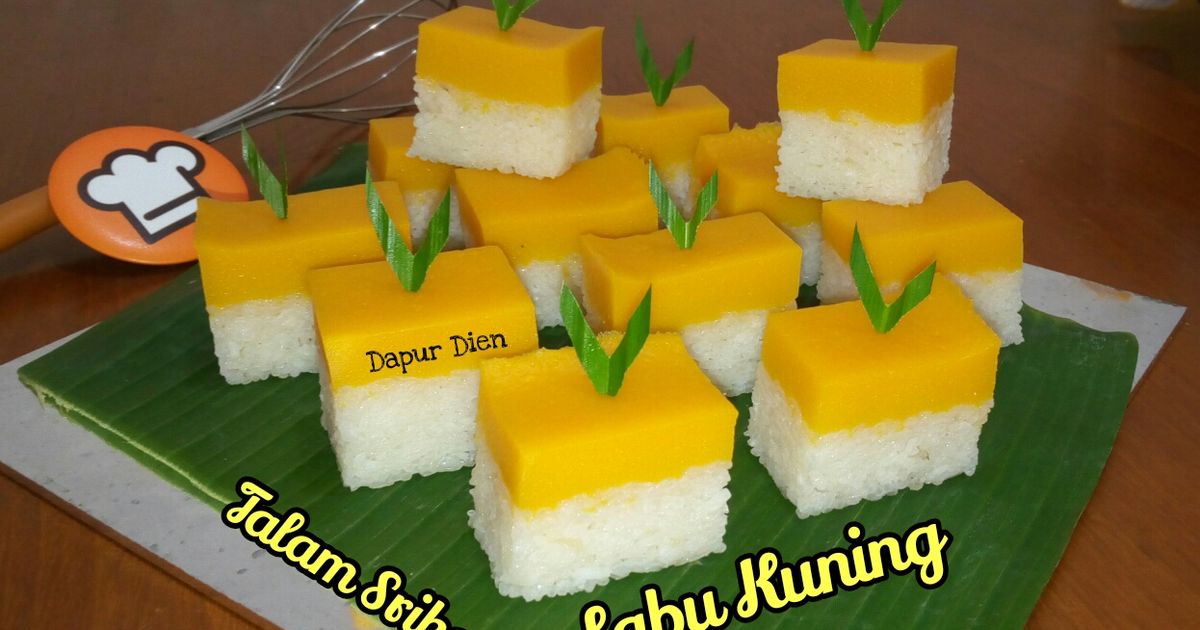 Resep Talam Srikaya Labu Kuning oleh Dapur Dien - Cookpad