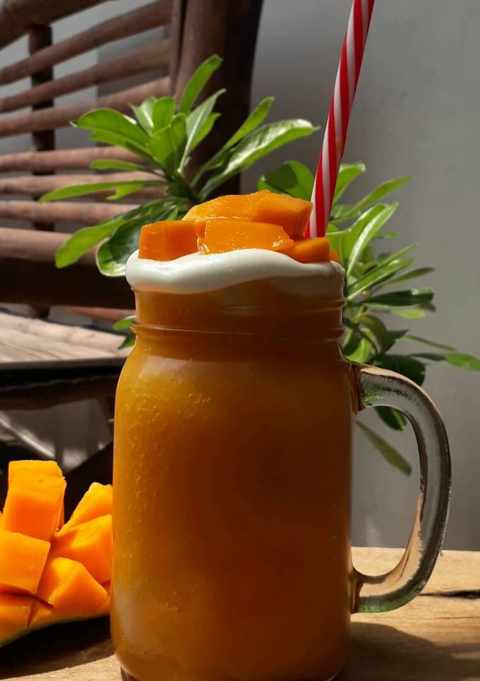 Resep Jus Mangga Kekinian (Mango Thai) oleh Ariani Widya - Cookpad