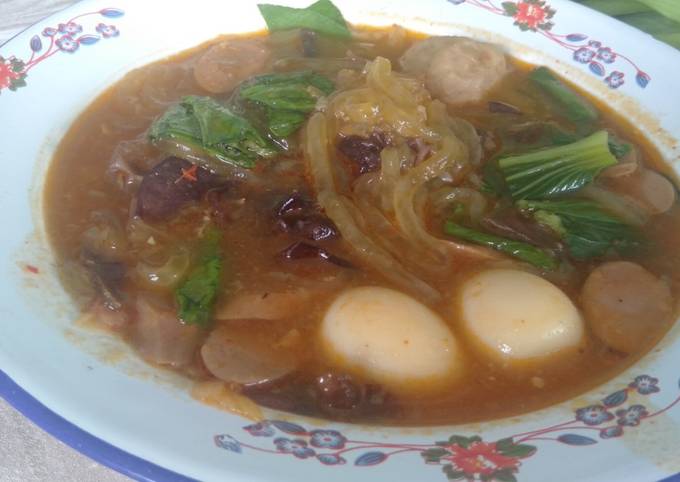Resep Seblak mie singkong (mie tiwul) joss gandos oleh Tiffany Elma ...