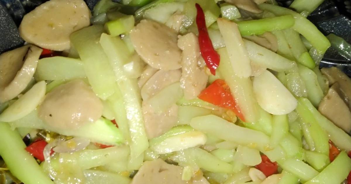 Resep Oseng sayur Labu Siam dan Baso Pedas oleh Fanny Nur'aini - Cookpad