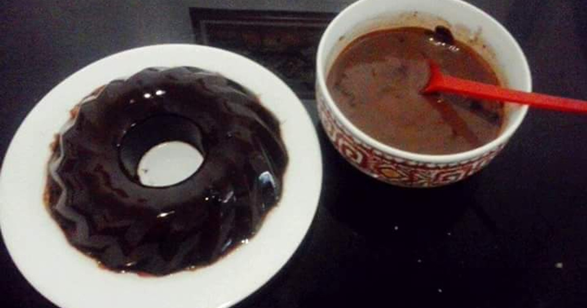 Resep Puding Coklat Saus Fla Coklat oleh Niken Palupi - Cookpad