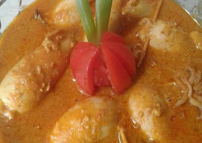 Resep Gulai cumi isi tahu telur oleh Alvi Cynk Andi - Cookpad