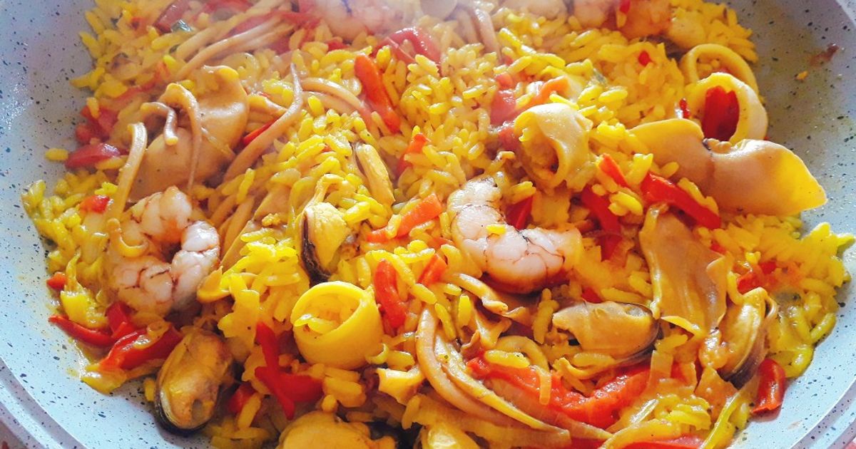 Arroz Con Mariscos Receta de Norali - Cookpad