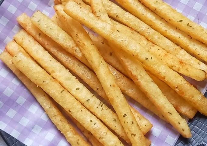Resep POTATO CHEESE STICK (Ide Jualan Camilan) oleh Rina Okta - Cookpad