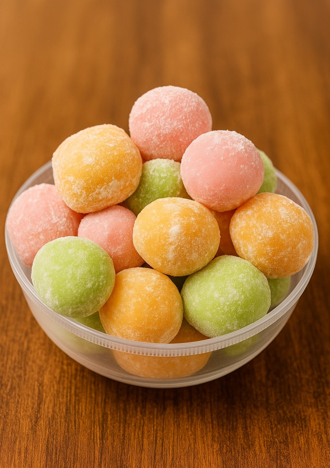 Resep Bola Bola Susu Warna Warni (Rainbow Milky Ball) oleh Meri Memasak ...