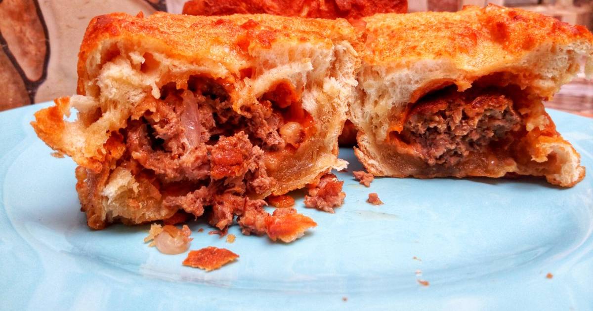 Beef filled batter bread Recipe by Chef abdul - Cookpad