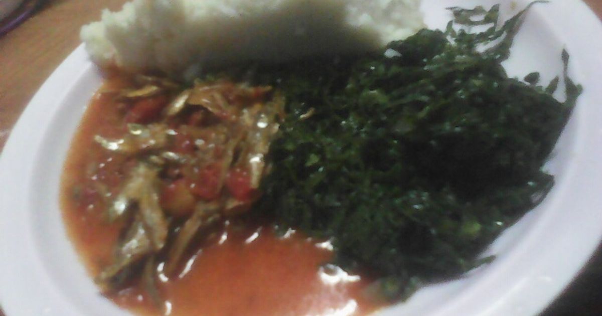 Omena With Saute Kale Recipe by Philip A - Cookpad