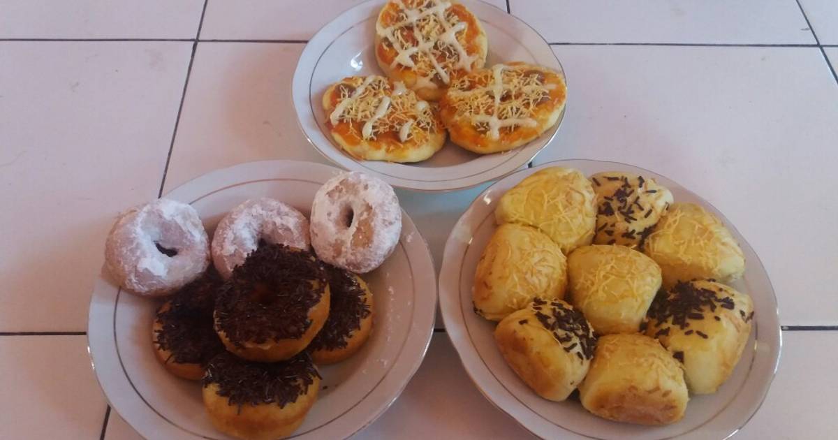 Resep Donat, roti & pizza oleh Ratih Mutmainnah Unggu - Cookpad