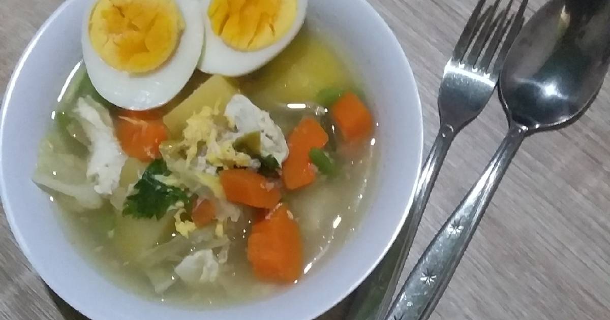 262 resep sayur sop kentang wortel dan kol dan telur enak dan mudah ...