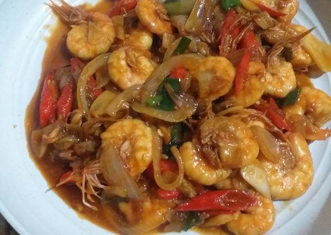 Resep Udang Saus Tiram oleh Idha Rosi - Cookpad