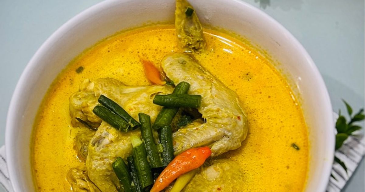 Resep Lodeh Sayap Ayam oleh Erlin emelia - Cookpad