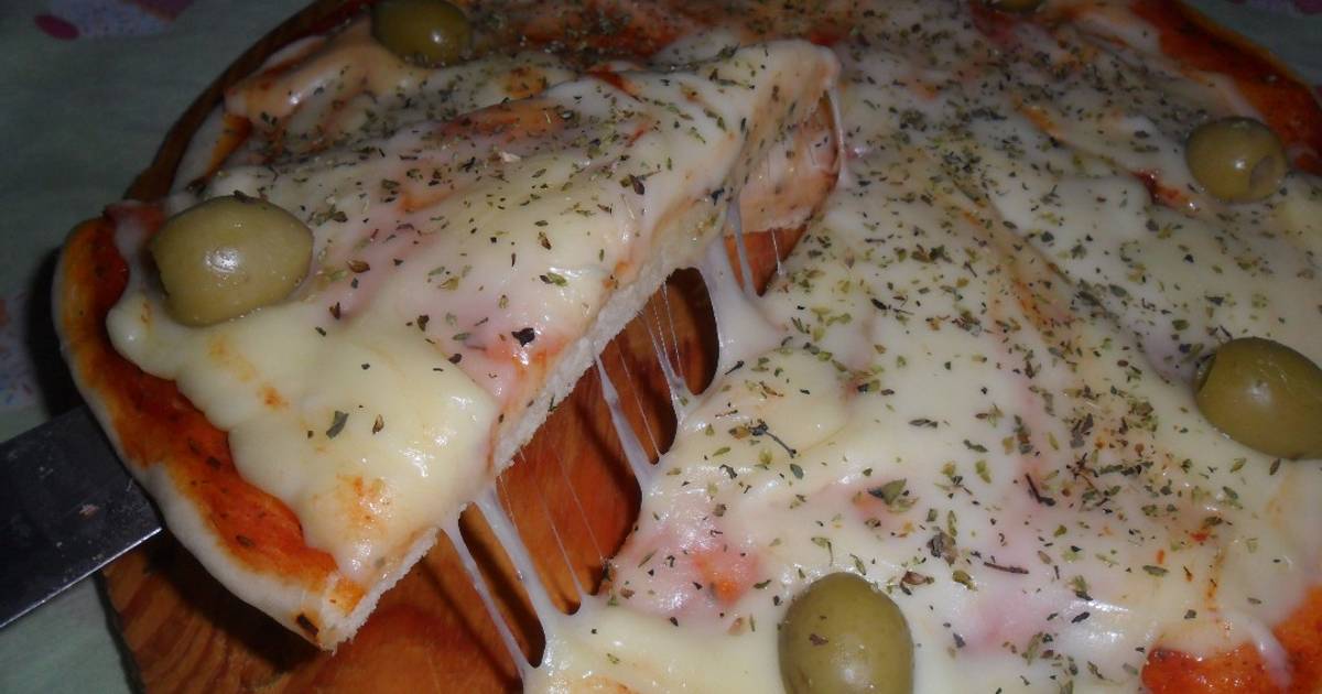 Pizza de mozzarella - 4.194 recetas caseras- Cookpad