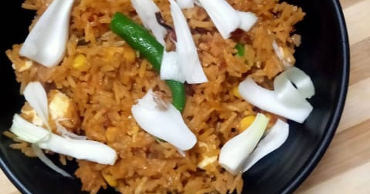 Punjabi piyazi fried Rice Recipe by Sangeeta Sood - Cookpad