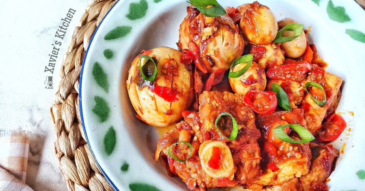 Resep Balado 3T (Tahu Telor Tempe) oleh Xavier's Kitchen - Cookpad