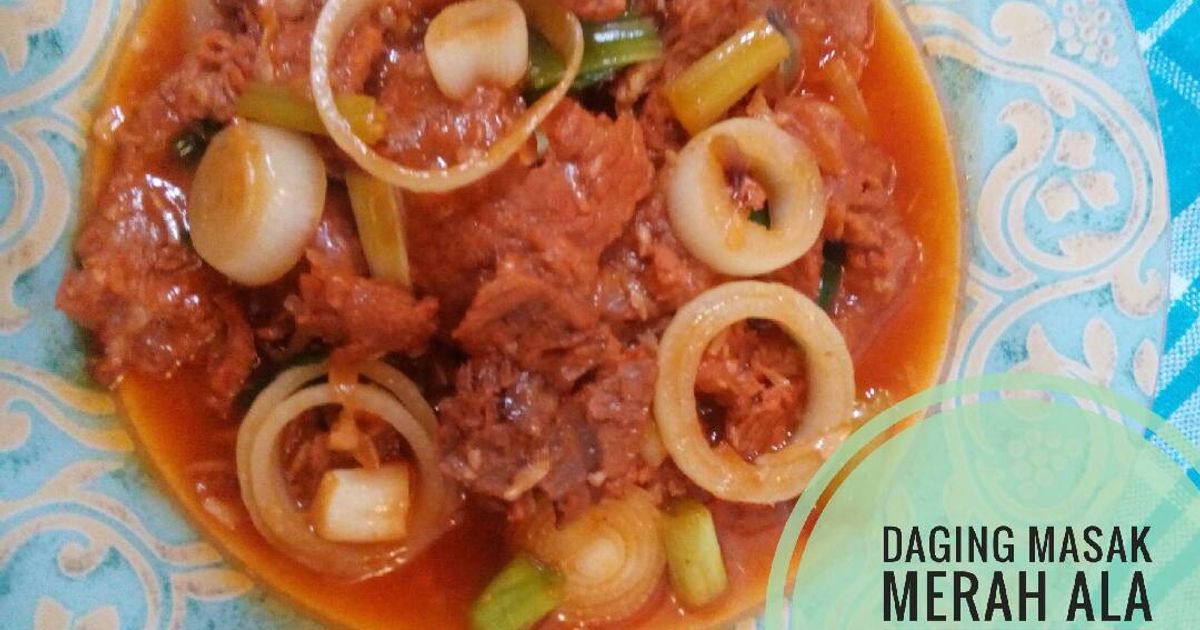 Resep daging masak merah thai rumahan enak dan mudah - Cookpad