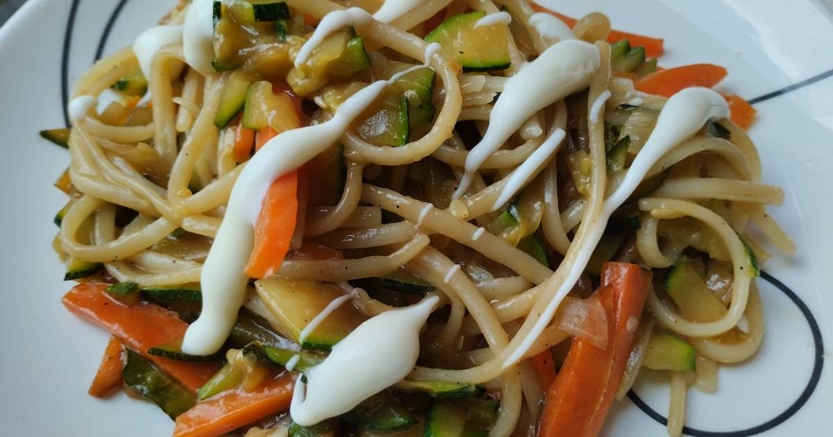 Spaguetti de zuquini calabacin - 7 recetas caseras- Cookpad