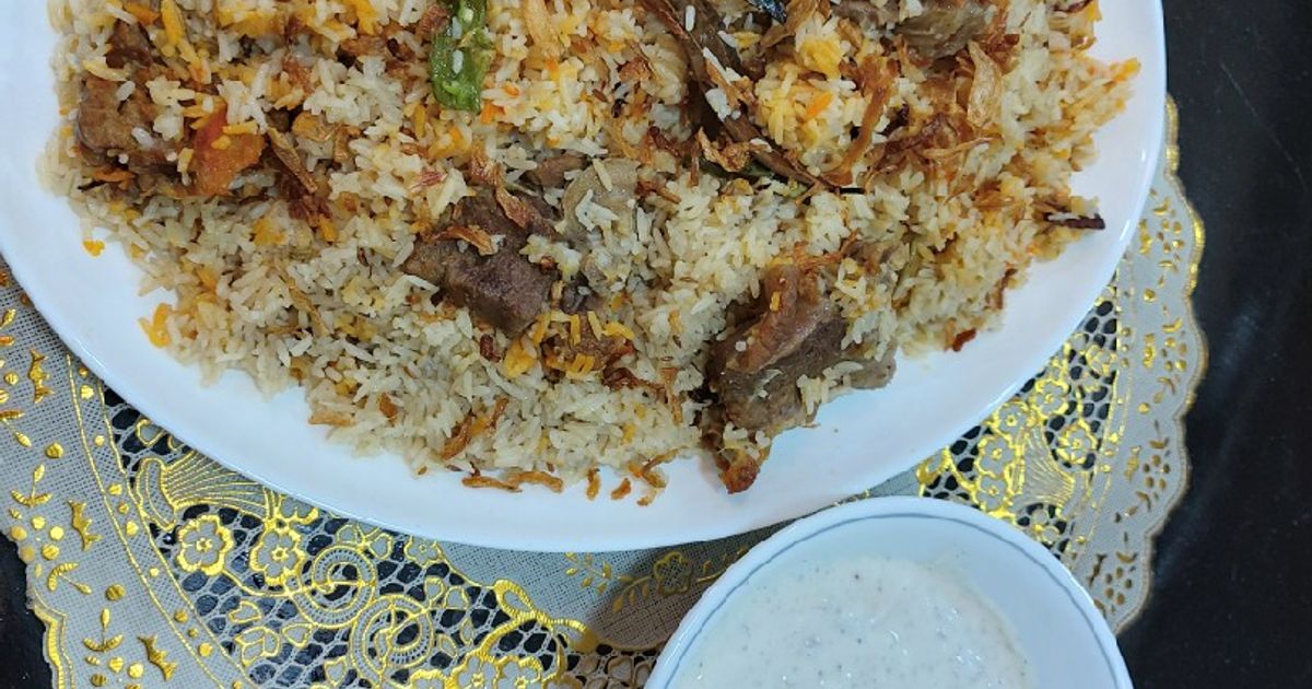 Mutton Polaw Recipe by Nargis shaikh Shaukat - Cookpad
