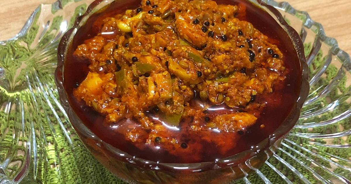 Raw Mango Pickle Recipe by Rosalyn_Kitchen - Cookpad